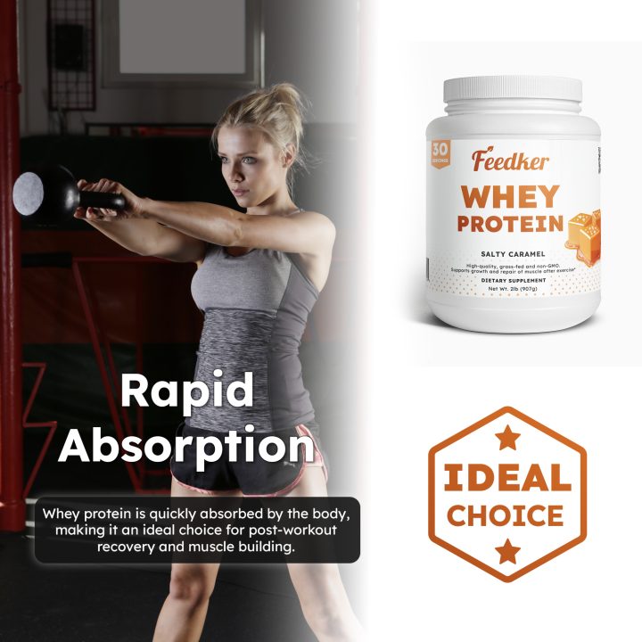 Whey Protein (Salty Caramel Flavour) - Feedker